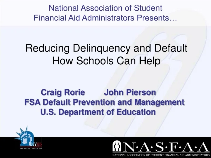 PPT - Reducing Delinquency and Default How Schools Can Help PowerPoint ...