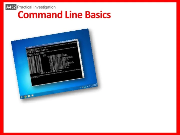 PPT - Command Line Basics PowerPoint Presentation, free download - ID ...