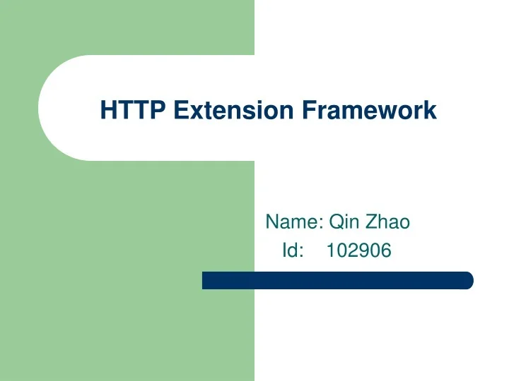 PPT - HTTP Extension Framework PowerPoint Presentation, free download ...