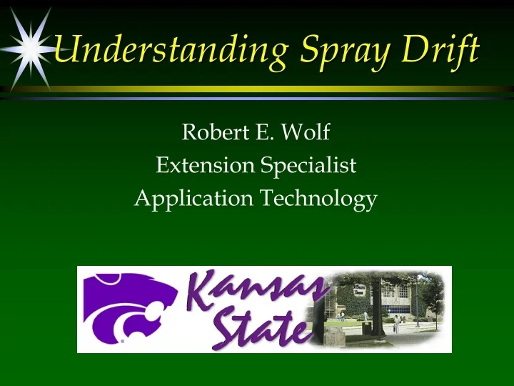 PPT - Understanding Spray Drift PowerPoint Presentation, free download - ID:9635324