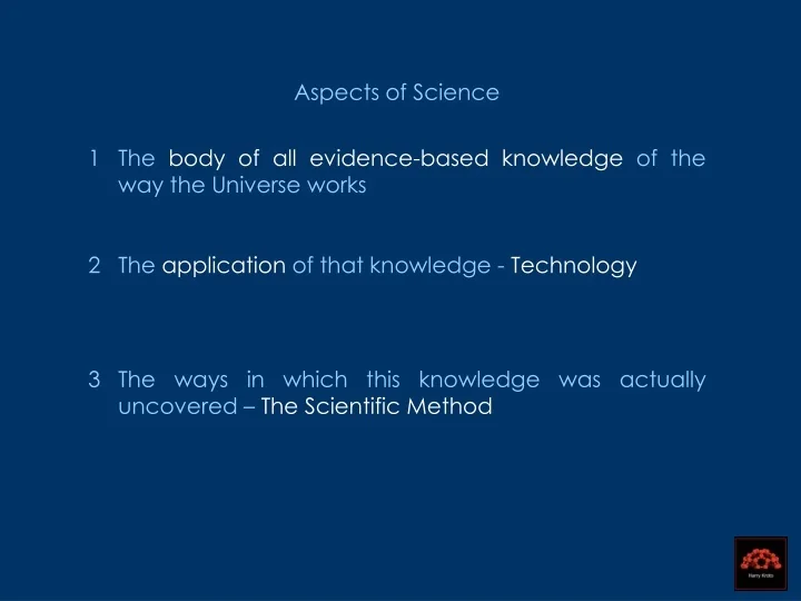 PPT - Aspects of Science PowerPoint Presentation, free download - ID ...