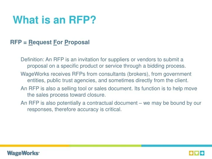 PPT - What is an RFP? PowerPoint Presentation, free download - ID:9638197