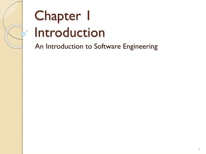 PPT - Chapter 1 Introduction PowerPoint Presentation, free download - ID:9638513