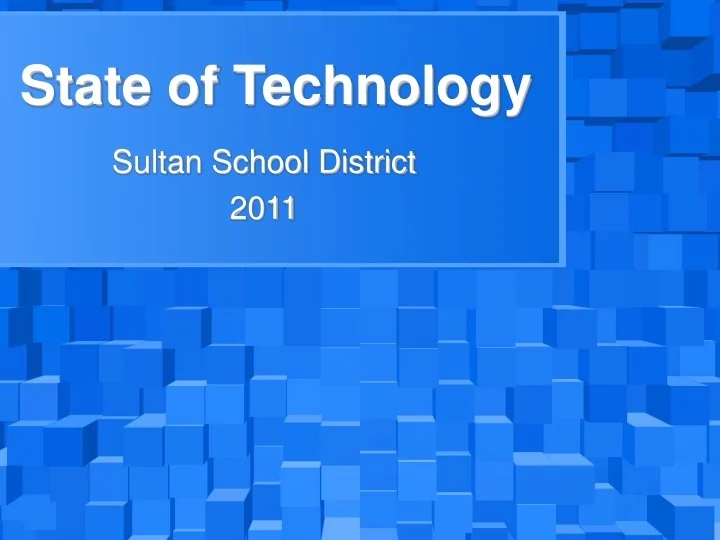 PPT - State of Technology PowerPoint Presentation, free download - ID ...