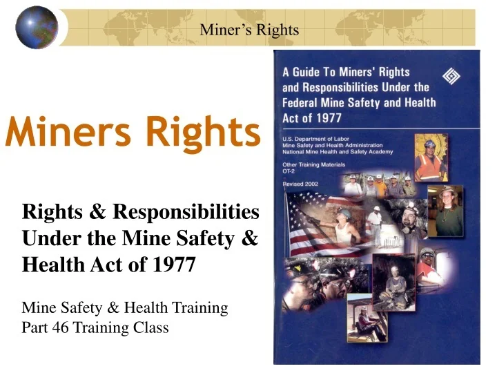 PPT - Miners Rights PowerPoint Presentation, free download - ID:9643176