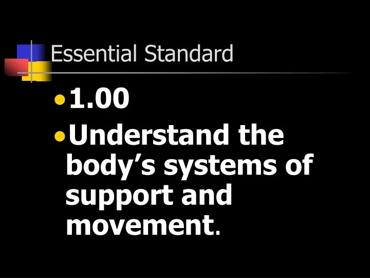 PPT - Essential Standard PowerPoint Presentation, free download - ID ...