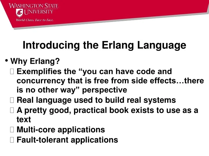 PPT - Introducing the Erlang Language PowerPoint Presentation, free download - ID:9648985