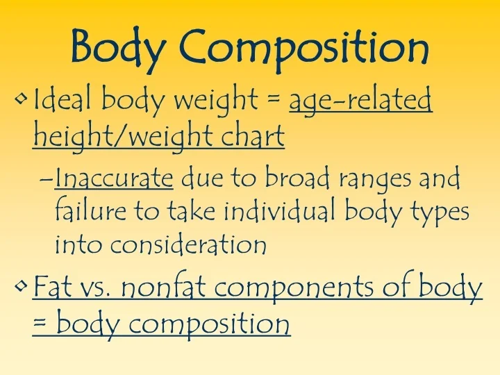 PPT - Body Composition PowerPoint Presentation, free download - ID:9650896