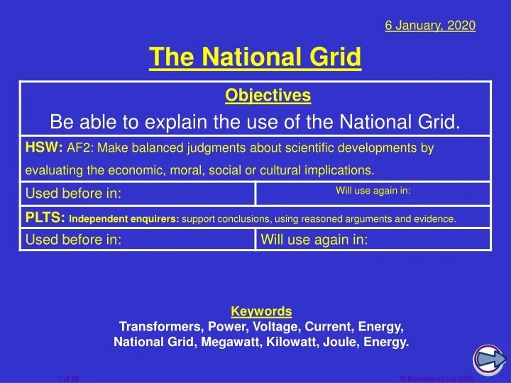 PPT - The National Grid PowerPoint Presentation, free download - ID:9652462