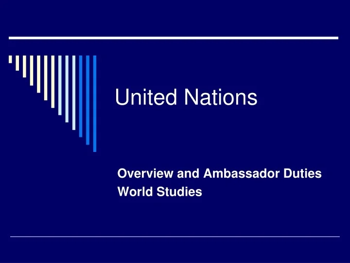 PPT - United Nations PowerPoint Presentation, free download - ID:9653099