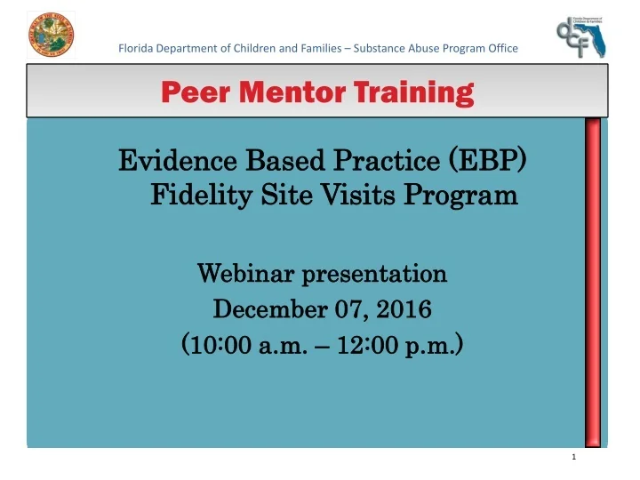 PPT - Peer Mentor Training PowerPoint Presentation, free download - ID ...