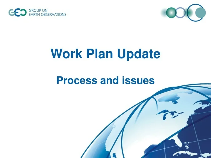 PPT - Work Plan Update Process and issues PowerPoint Presentation, free ...