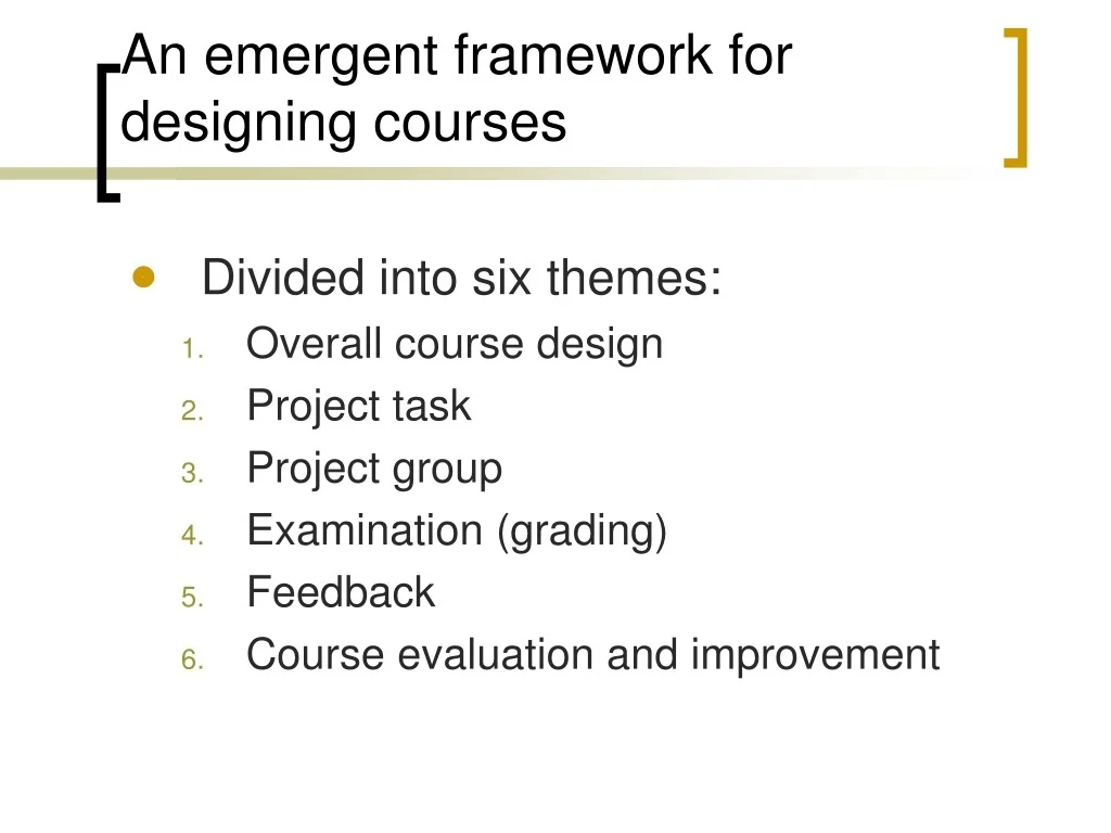 PPT - Empowering Teachers through Project-Based Learning Framework ...