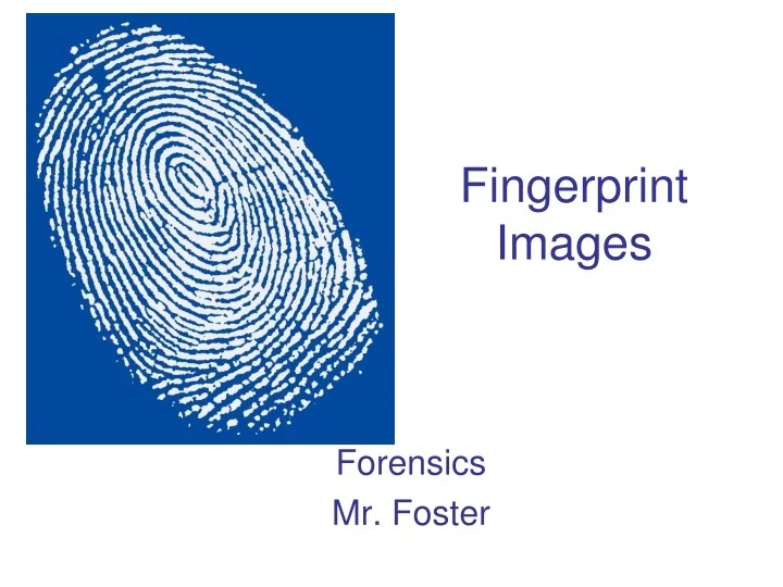 PPT - Fingerprint Images PowerPoint Presentation, free download - ID ...