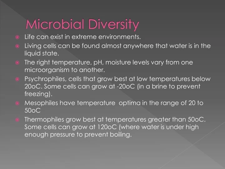 PPT - Microbial Diversity PowerPoint Presentation, free download - ID ...