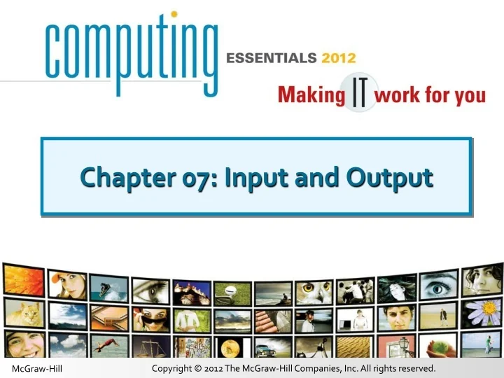 PPT - Chapter 07: Input and Output PowerPoint Presentation, free ...