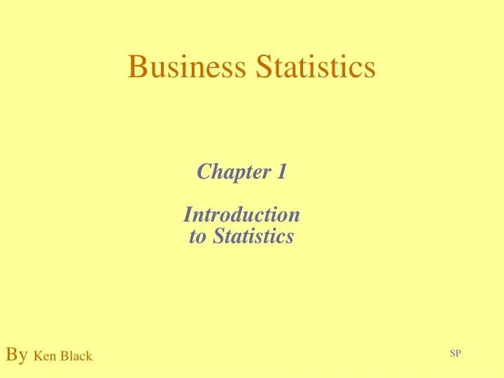 PPT - Business Statistics PowerPoint Presentation, free download - ID ...
