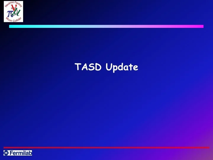 PPT - TASD Update PowerPoint Presentation, free download - ID:9663534