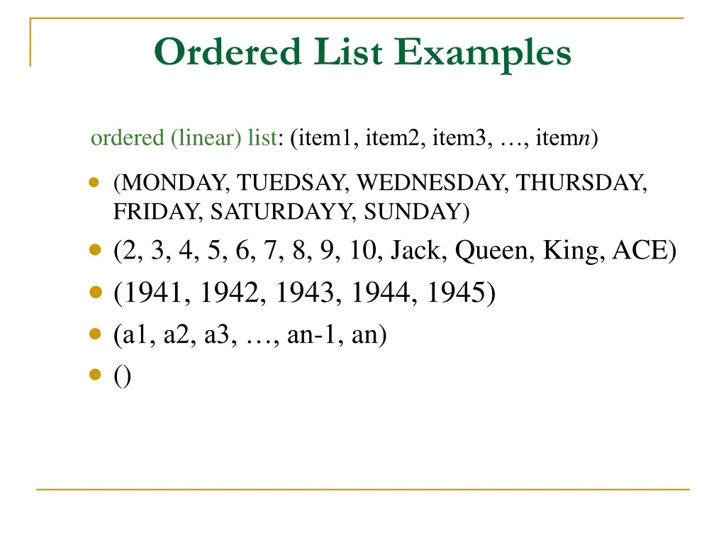 PPT Advance Data Structure Review Of Chapter 2 PowerPoint