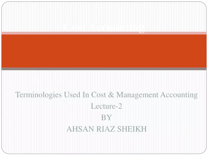 Ppt Cost Accounting Powerpoint Presentation Free Download Id 9663714