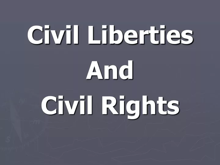 Ppt Civil Liberties And Civil Rights Powerpoint Presentation Free