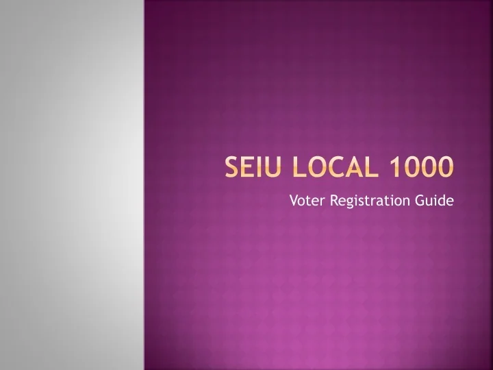 PPT - SEIU Local 1000 PowerPoint Presentation, free download - ID:9666167
