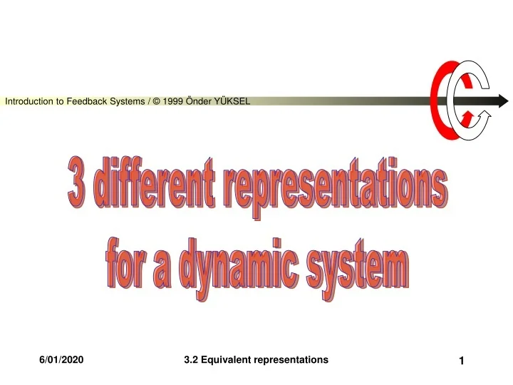 PPT - 3 different representations for a dynamic system PowerPoint ...