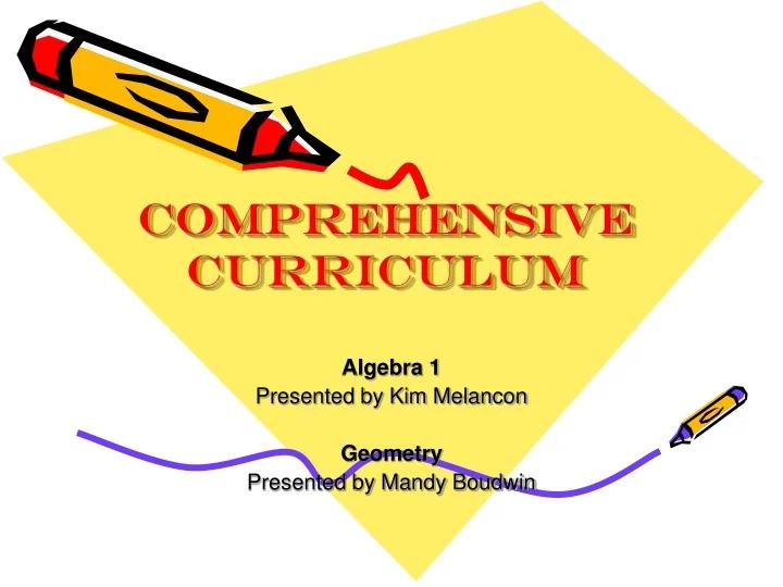 PPT - Comprehensive Curriculum PowerPoint Presentation, free download ...