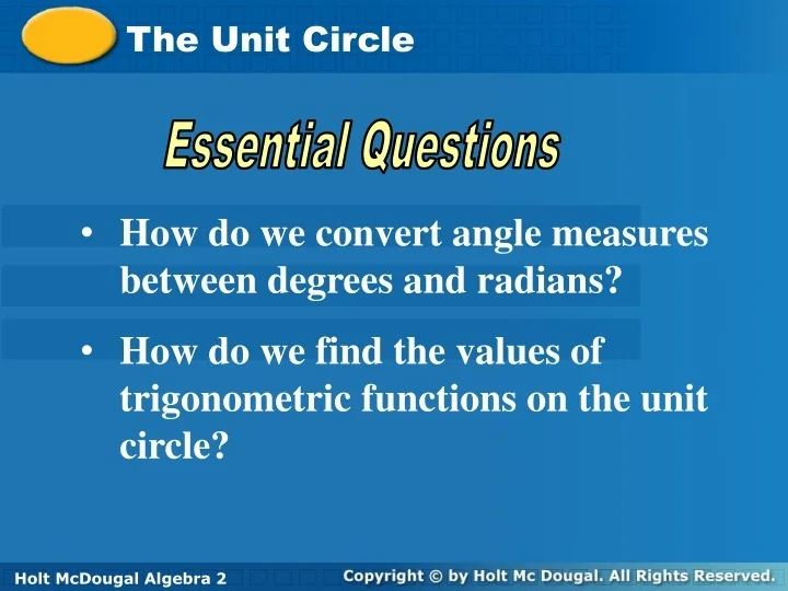 PPT - The Unit Circle PowerPoint Presentation, free download - ID:9669600