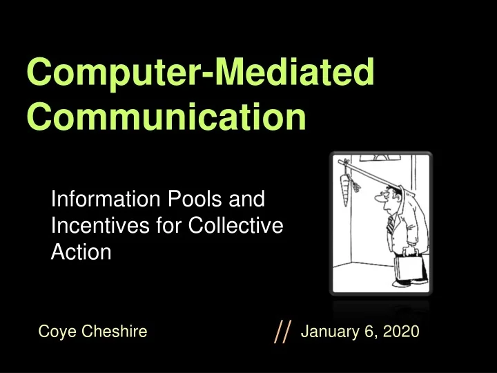 PPT - Computer-Mediated Communication PowerPoint Presentation, free ...