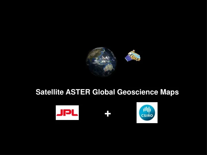 PPT - Satellite ASTER Global Geoscience Maps PowerPoint Presentation ...