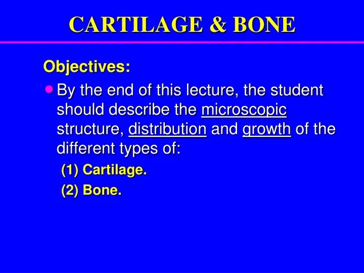 PPT - CARTILAGE & BONE PowerPoint Presentation, free download - ID:9670858