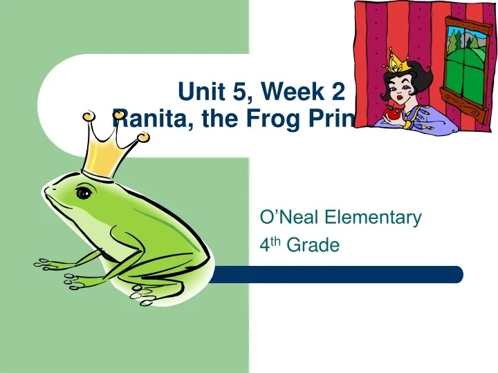 PPT - Unit 5, Week 2 Ranita, the Frog Princess PowerPoint Presentation ...