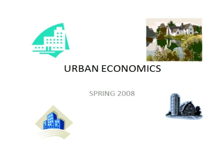 PPT - Localization, Urbanization and Agglomeration Economies PowerPoint ...