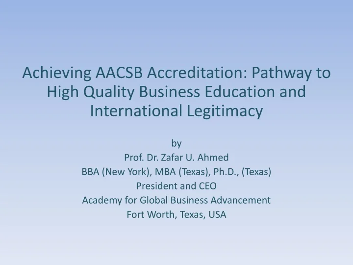 PPT - My Accreditation Background PowerPoint Presentation, free ...