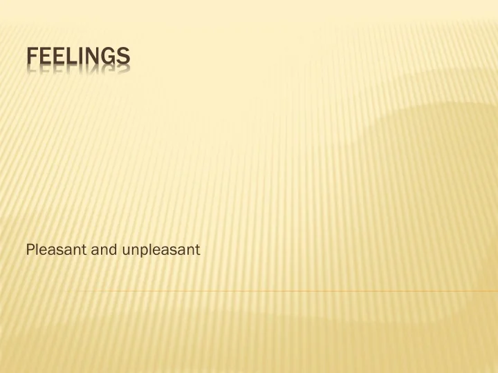 PPT - Feelings PowerPoint Presentation, free download - ID:9675997