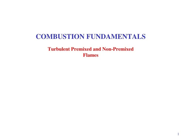 PPT - COMBUSTION FUNDAMENTALS PowerPoint Presentation, free download ...