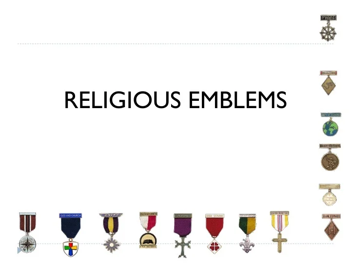PPT - RELIGIOUS EMBLEMS PowerPoint Presentation, free download - ID:9678354