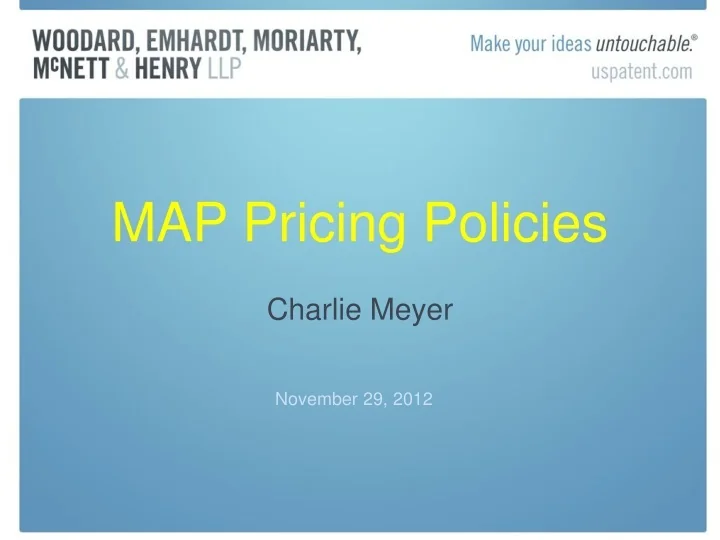 PPT - MAP Pricing Policies PowerPoint Presentation, free download - ID ...