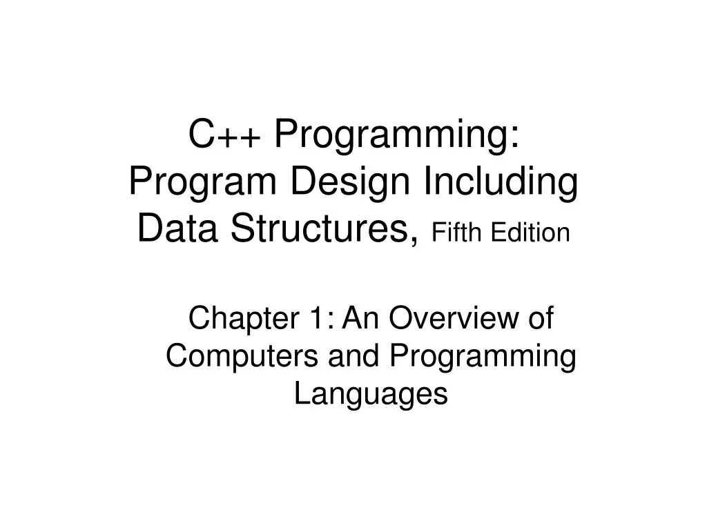 PPT - C++ Programming Fundamentals: Computers & Languages History PowerPoint Presentation - ID ...