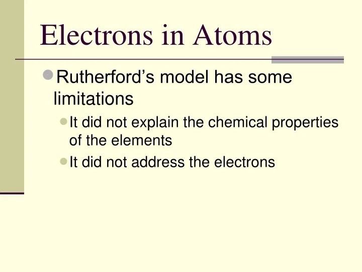PPT - Electrons in Atoms PowerPoint Presentation, free download - ID ...
