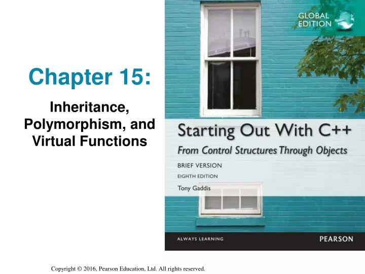 Ppt Chapter 15 Inheritance Polymorphism And Virtual Functions Powerpoint Presentation Id