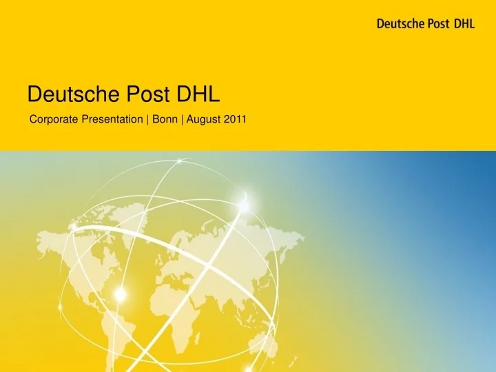 PPT - Deutsche Post DHL PowerPoint Presentation, free download - ID:9681685