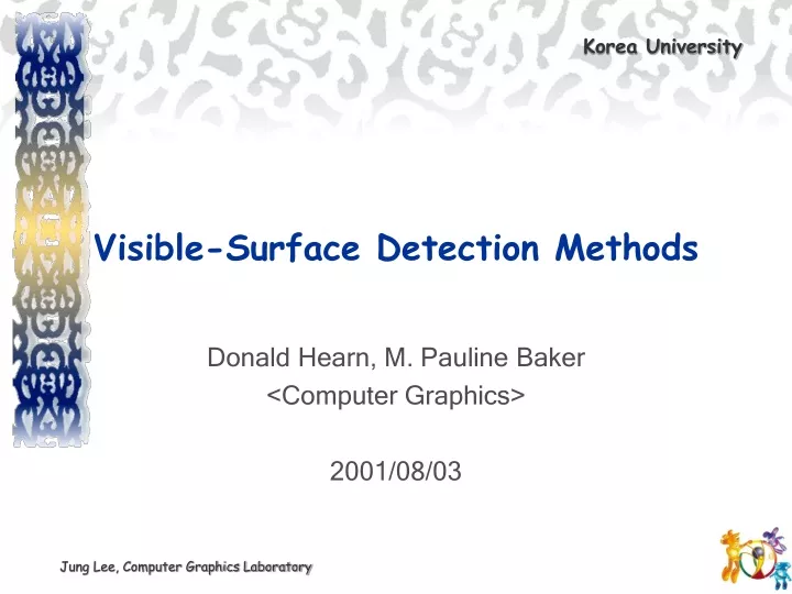 Ppt Visible Surface Detection Methods Powerpoint Presentation Free Download Id 9682472