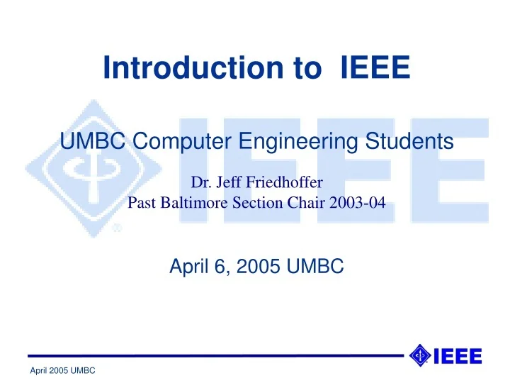PPT - Introduction to IEEE PowerPoint Presentation, free download - ID ...