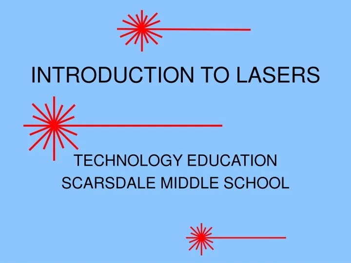 PPT - INTRODUCTION TO LASERS PowerPoint Presentation, free download ...