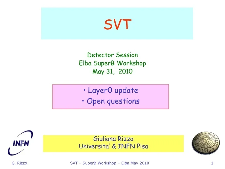 PPT - SVT PowerPoint Presentation, free download - ID:9685925