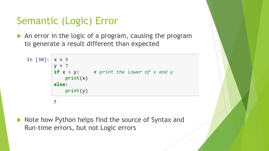 Pin En Semantic Error Gambaran