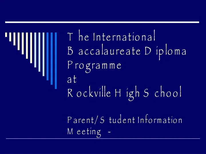 PPT - History of the IB PowerPoint Presentation, free download - ID:9691028