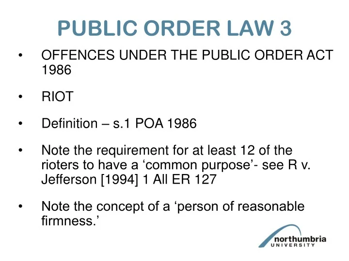 PPT - PUBLIC ORDER LAW 3 PowerPoint Presentation, free download - ID ...